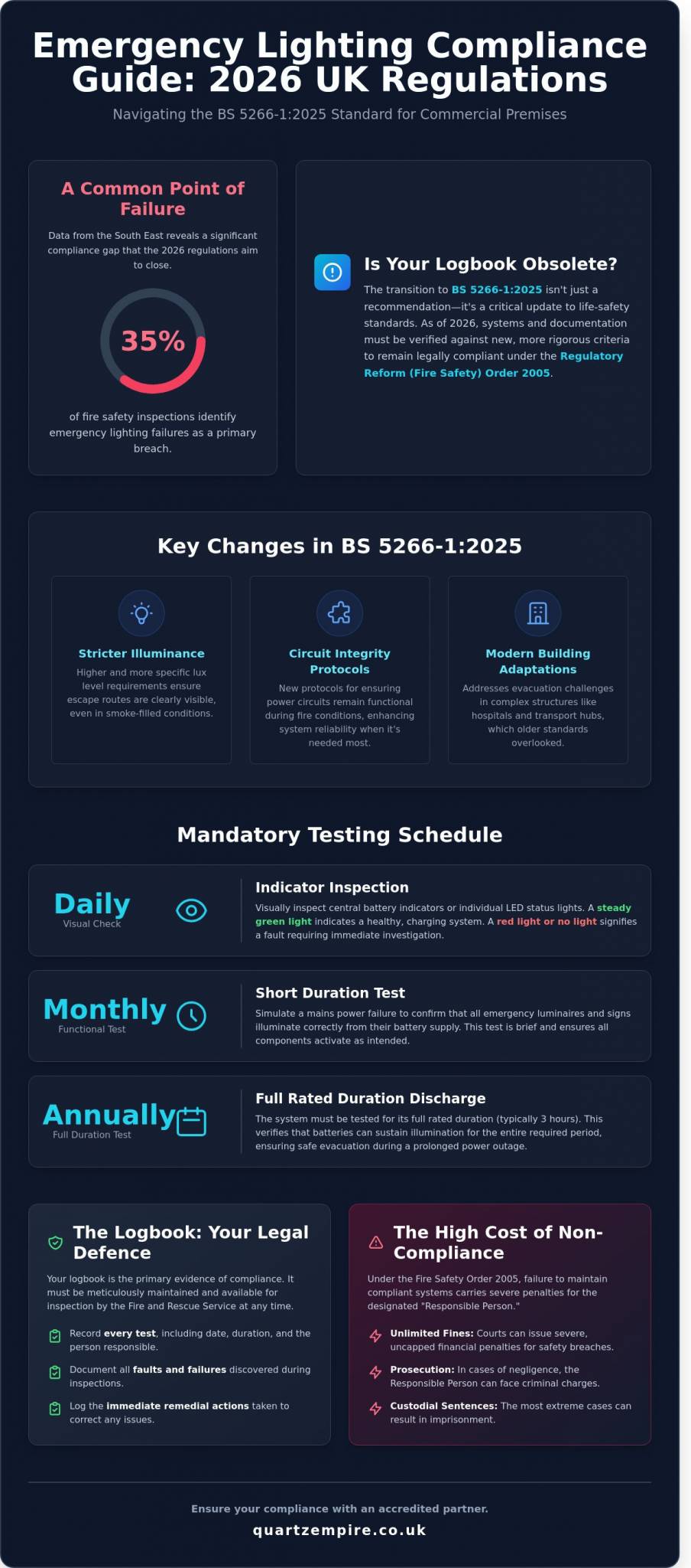 Emergency Lighting Testing Regulations UK 2026: The Essential ...